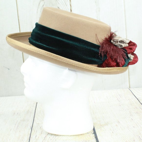 Unbranded | Accessories | Womens Wpl 5923 0 Wool Floral Band Clouche ...